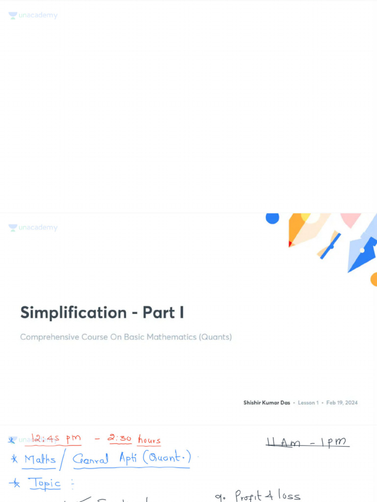 Simplification Part I With Anno | PDF