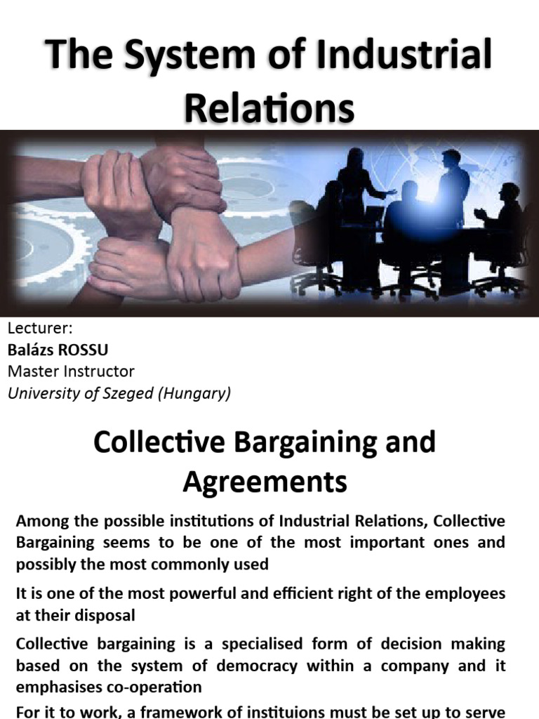 Collecive Bargaining and Negotiation Tactics (MIR LBA-3) | PDF ...