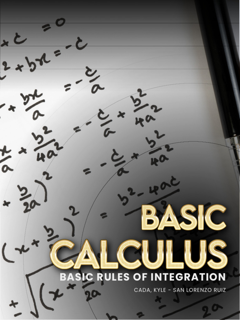 Basic Calculus 1 2 | PDF | Integral | Limit (Mathematics)