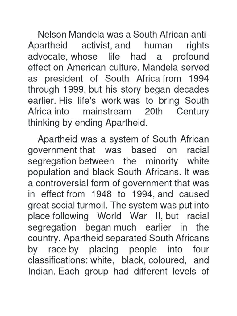 Nelson Mandela | PDF