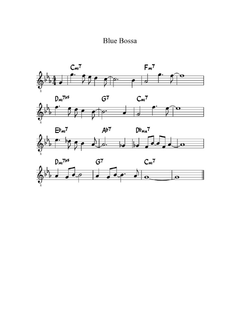 Blue Bossa | PDF