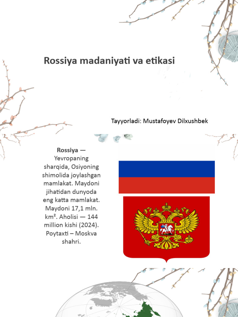 Rossiya Madaniyati | PDF