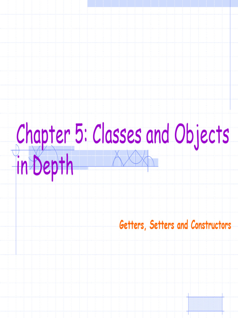 Understanding Getters and Setters in OOP | PDF | Programming | Constructor (Object Oriented ...
