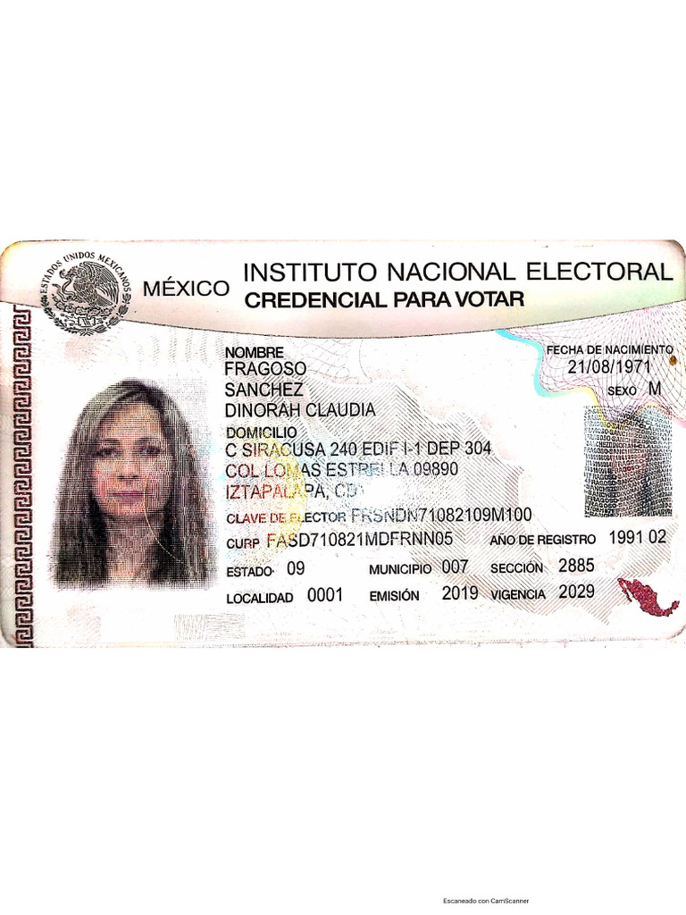 Credencial INE | PDF