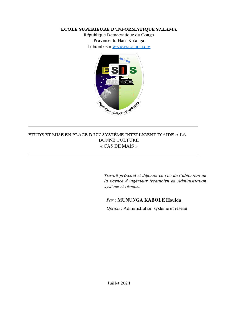 Système intelligent pour la culture du maïs | PDF | Maïs | Céréale