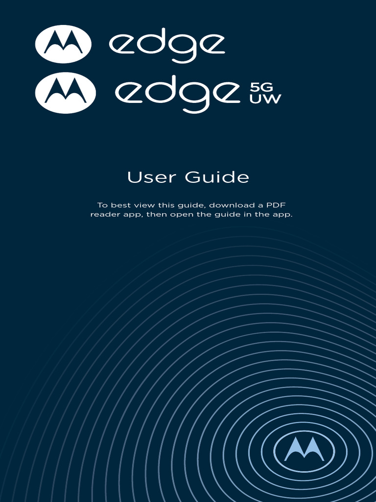 Motorola Edge 5g Uw Um en | PDF | Telephone | Icon (Computing)