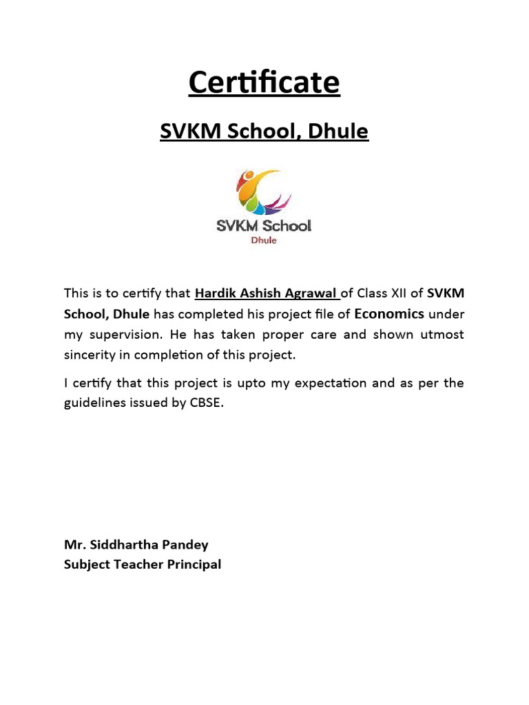 Eco Certificate | PDF