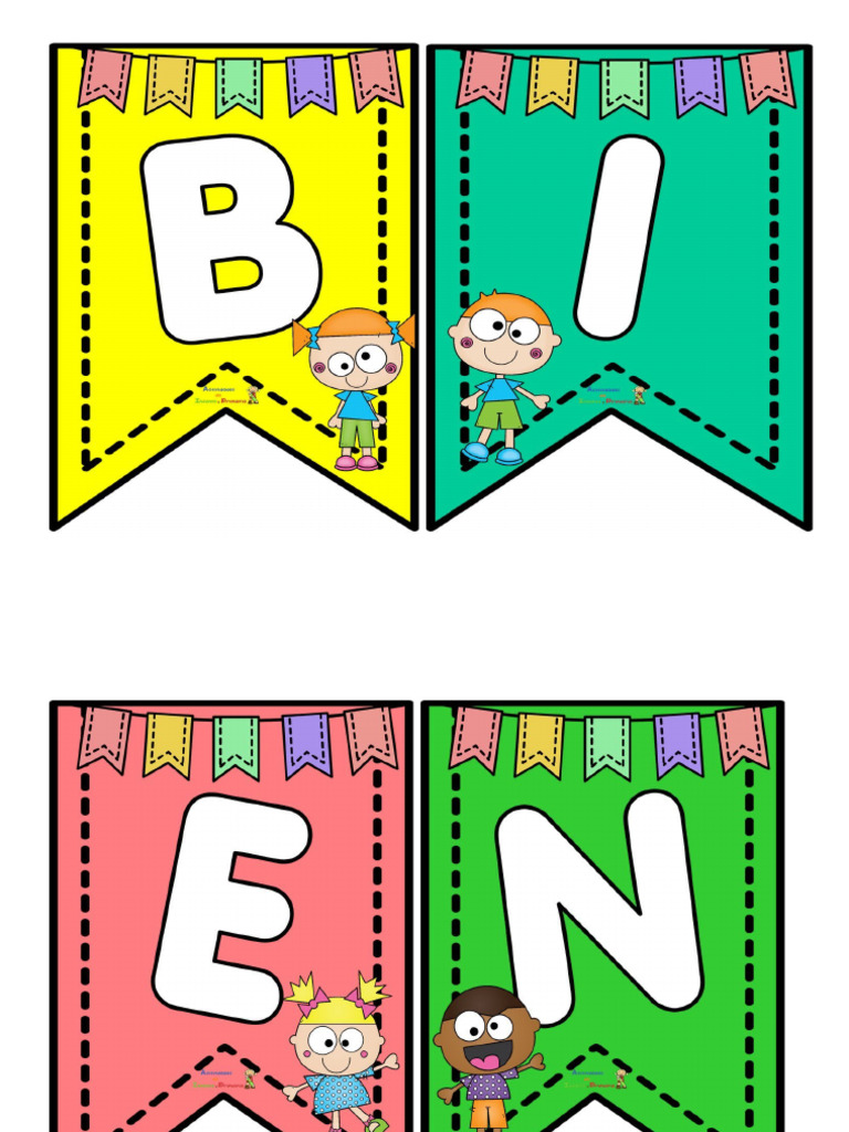 Banderines Bienvenidos | PDF