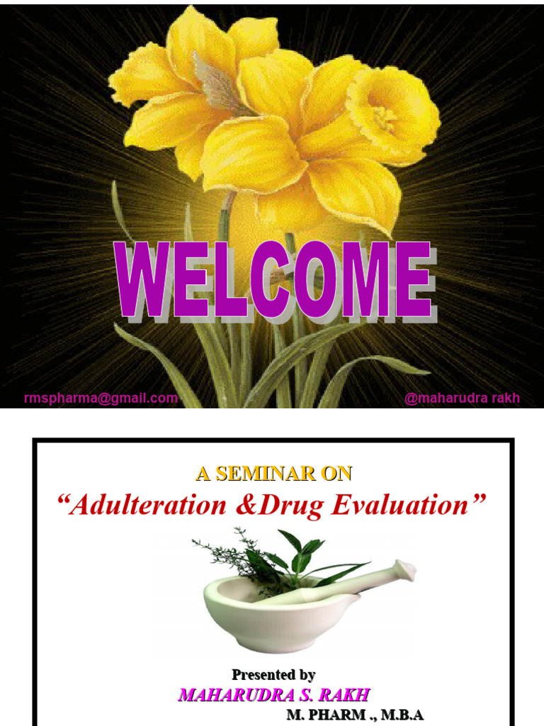 PGY 3 Adulteration | PDF | Science & Mathematics