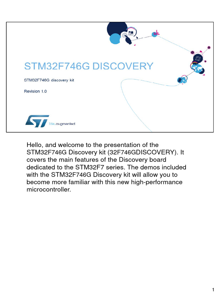 STM32F7 Ecosystem STM32F7 Discovery Boards | PDF | Usb | Computer Engineering
