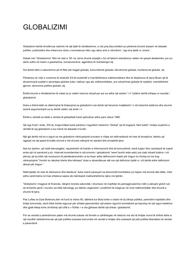 GLOBALIZIMI | PDF