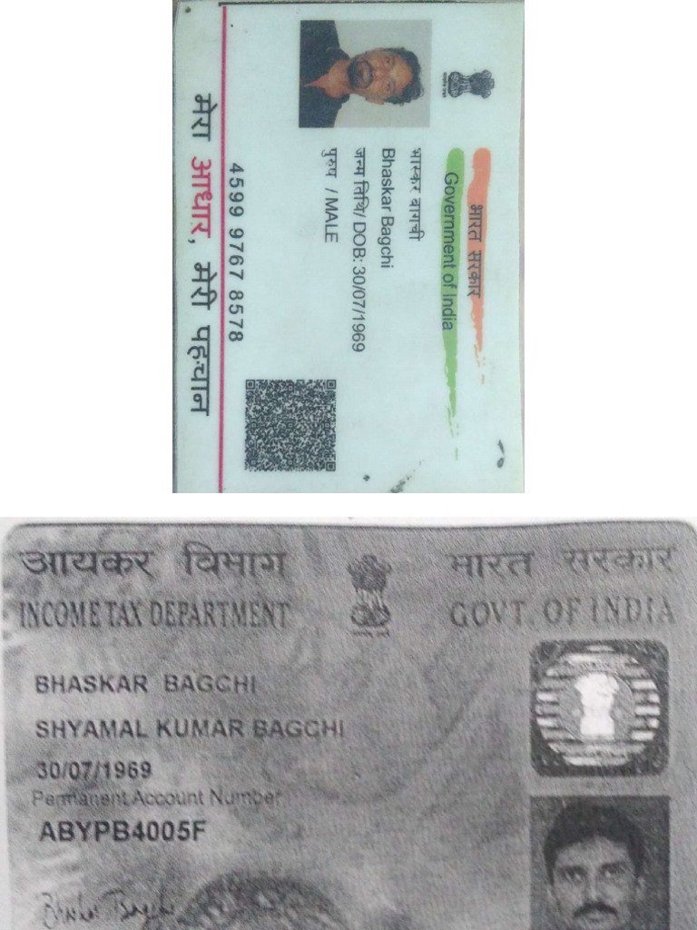Bhaskar Bagchi - ID Proof | PDF