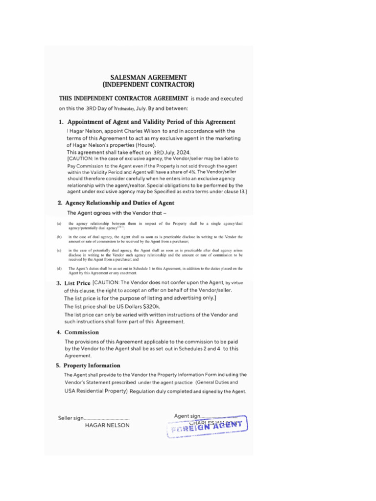Agreement 2 | PDF