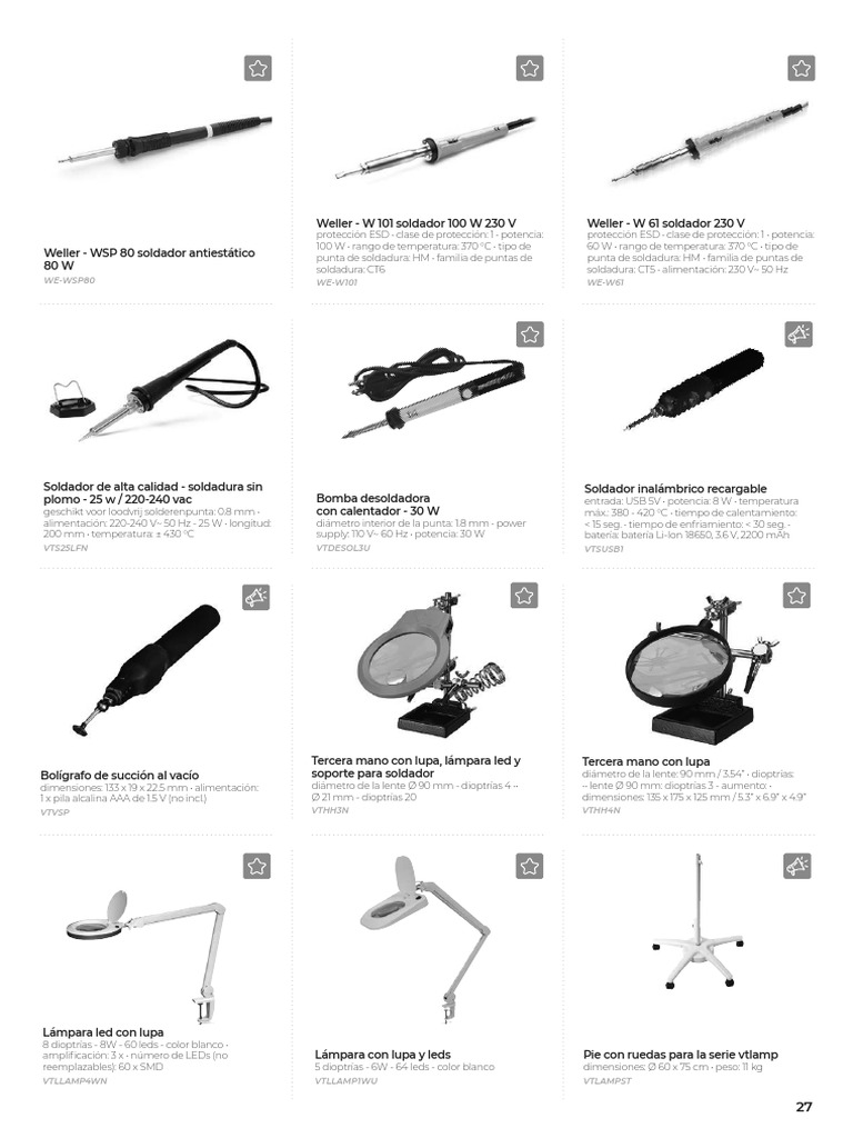 Velleman Herramientas 2021 - 5 | PDF