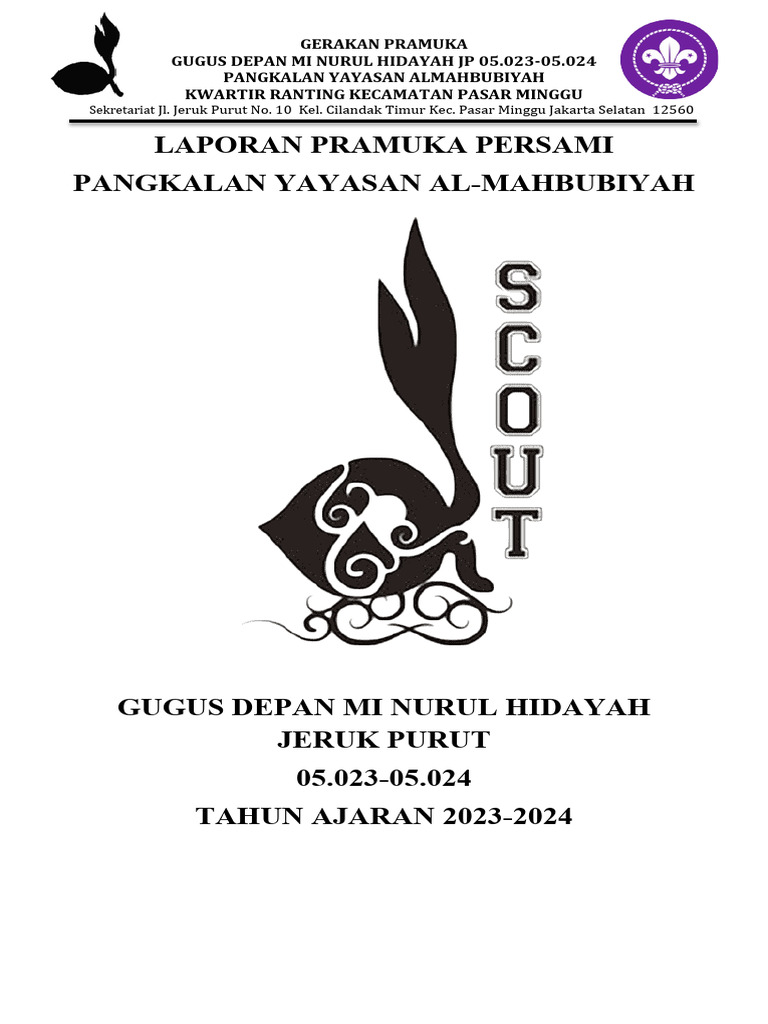 Laporan Persami Pramuka 2023 | PDF