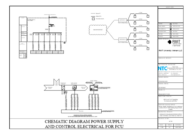 Chematic Diagram Power Supply and Control Electrical For Fcu | PDF