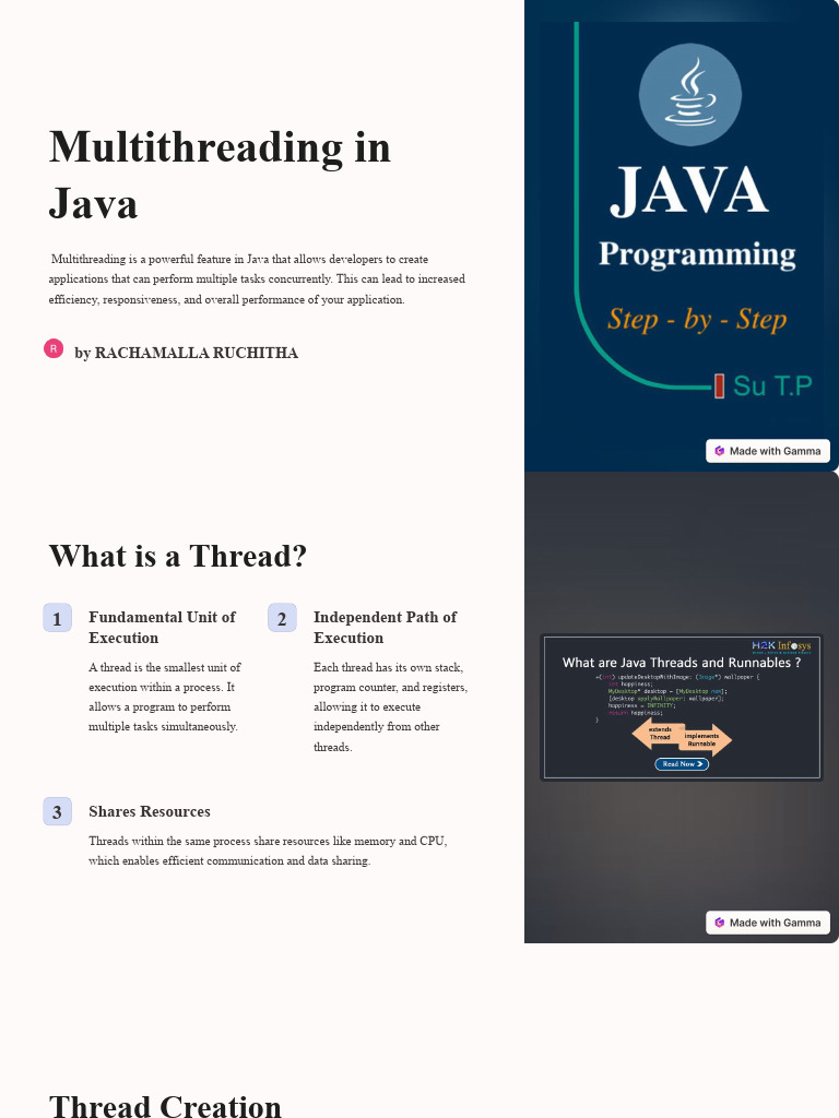 Multi Threading | Download Free PDF | Thread (Computing) | Operating System Technology