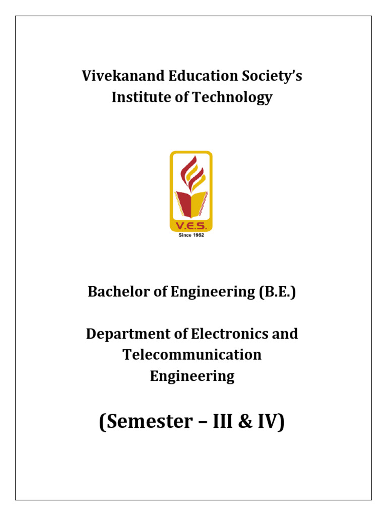 B.E. Electronics & Telecom Program Structure | PDF | Amplifier ...