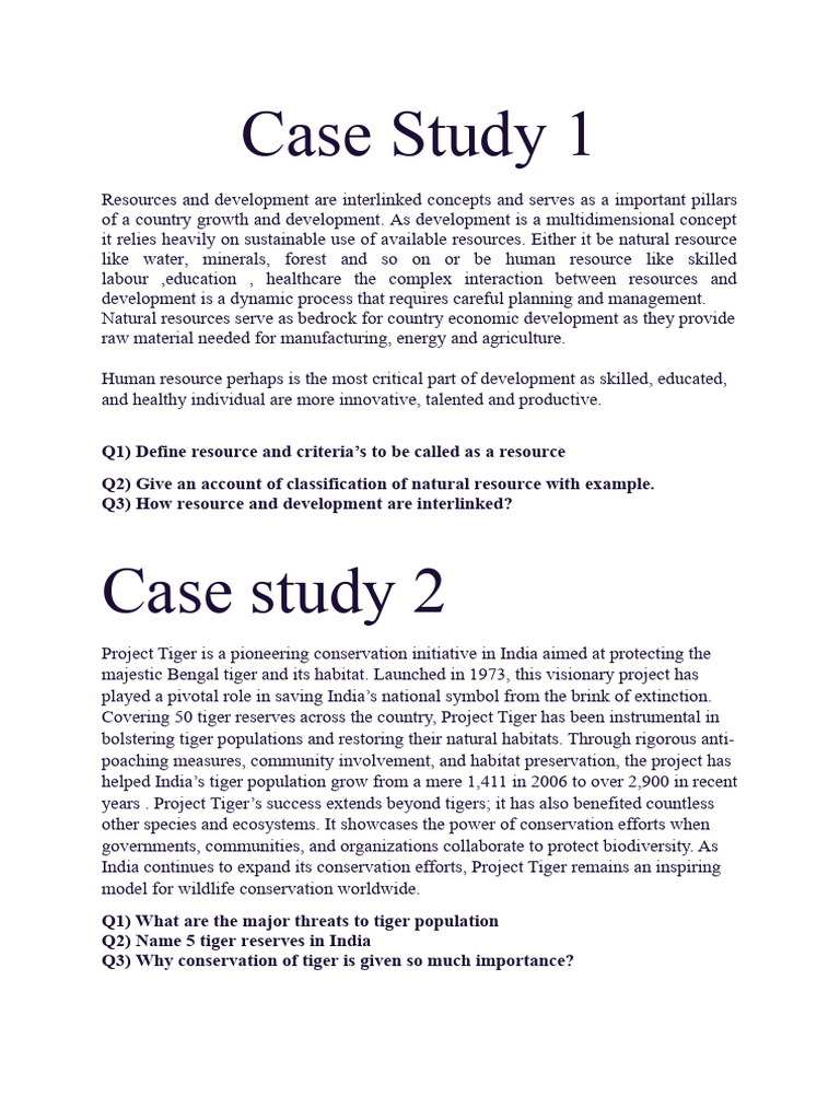 Geography Case Study. Question | PDF | Agriculture | Conservation Biology