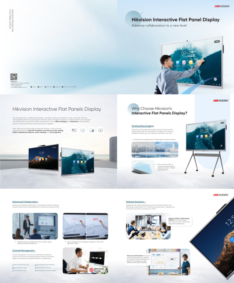 Brochure - Interactive Flat Panel Catalog | PDF | Hdmi | Backlight