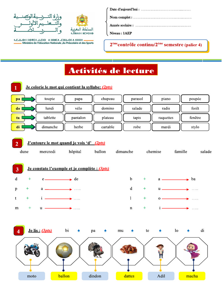 cc4 - FR 1aep Modele 2 | PDF