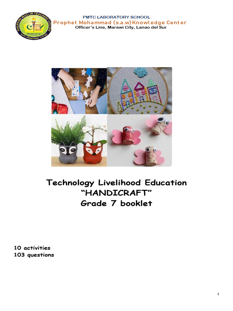 Tle 7.2 070535 | PDF | Embroidery | Yarn