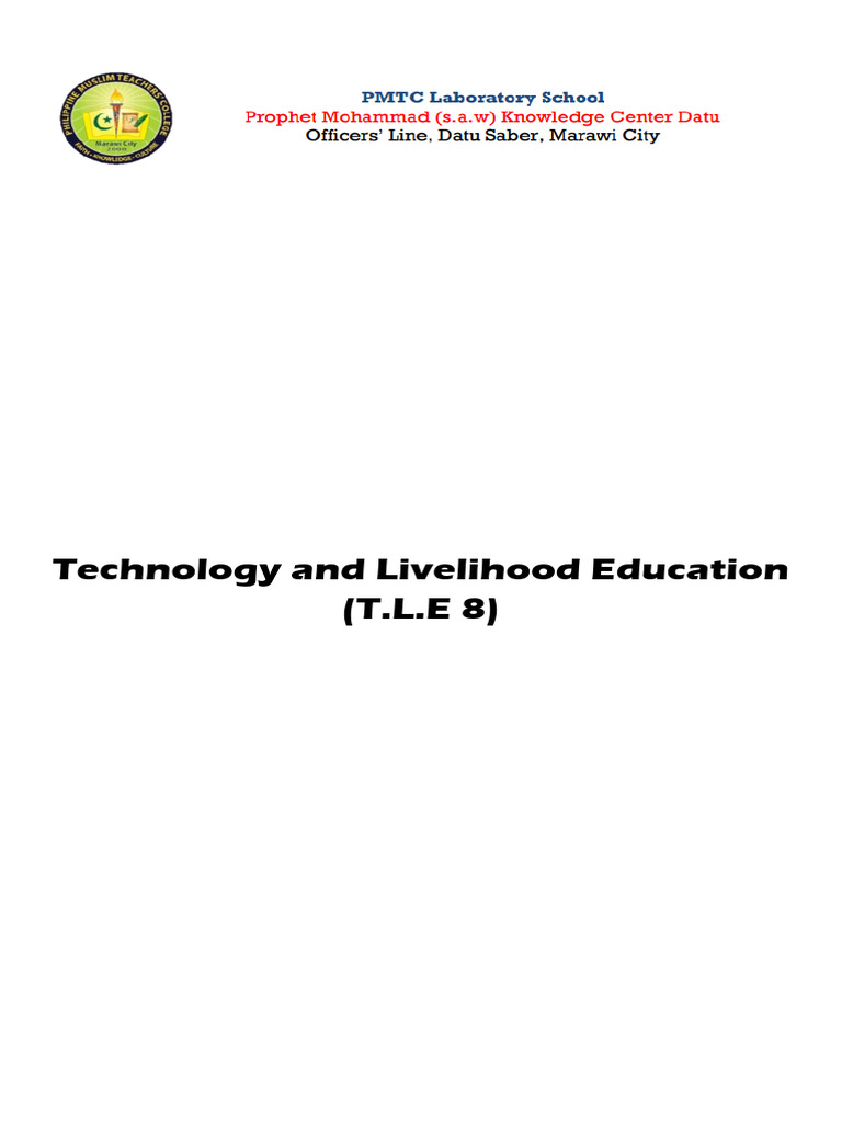 Tle 8 070543 | PDF | Safety | Expense