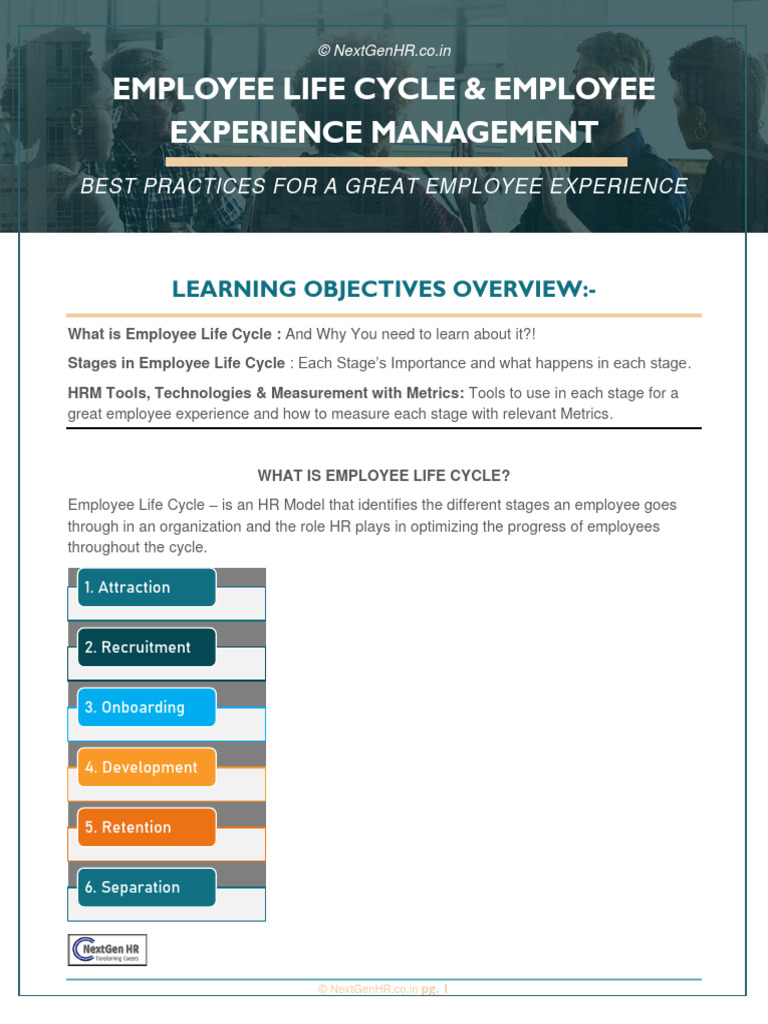 EMPLOYEE LIFE CYCLE - Branding | PDF | Human Resource Management | Employee Retention