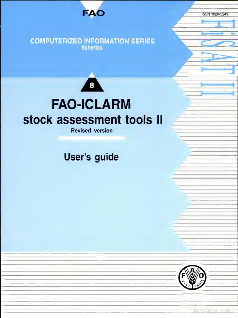 FAO-ICLARM Stock Assessment Tools II Users Guide | PDF | Window (Computing) | Menu (Computing)