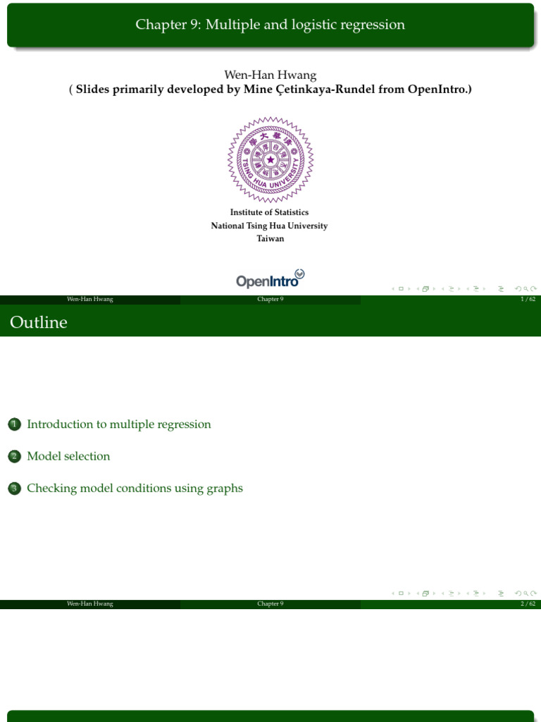 Lec 9 A Pdf Coefficient Of Determination Errors And Residuals