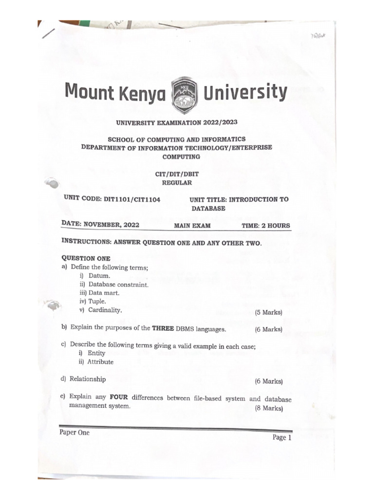 Mount Kenya | PDF
