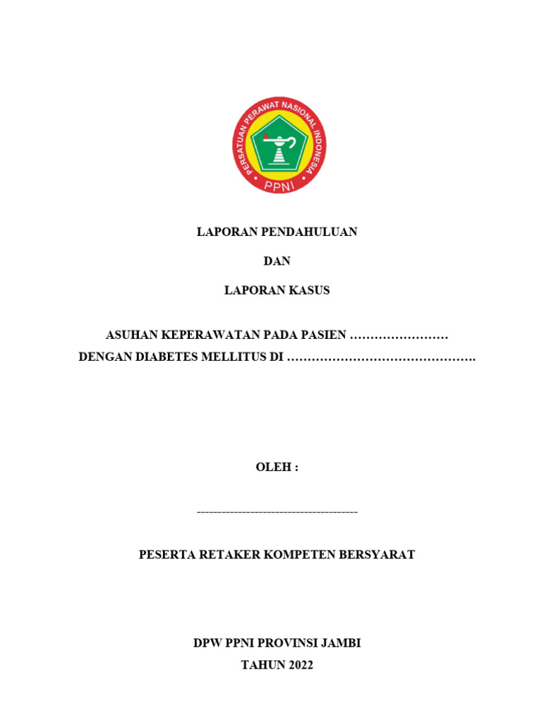 LP Askep DM 3 (Finish) | PDF | Kesehatan Holistik