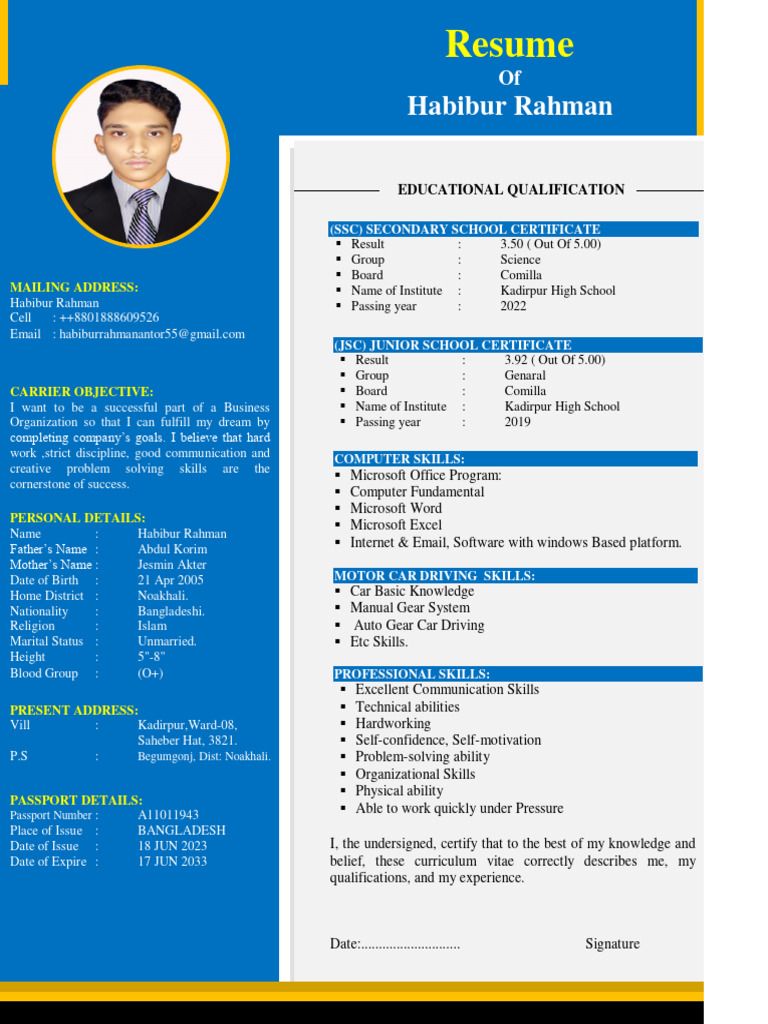 Corporate CV++++-1 (1) | PDF | Computing