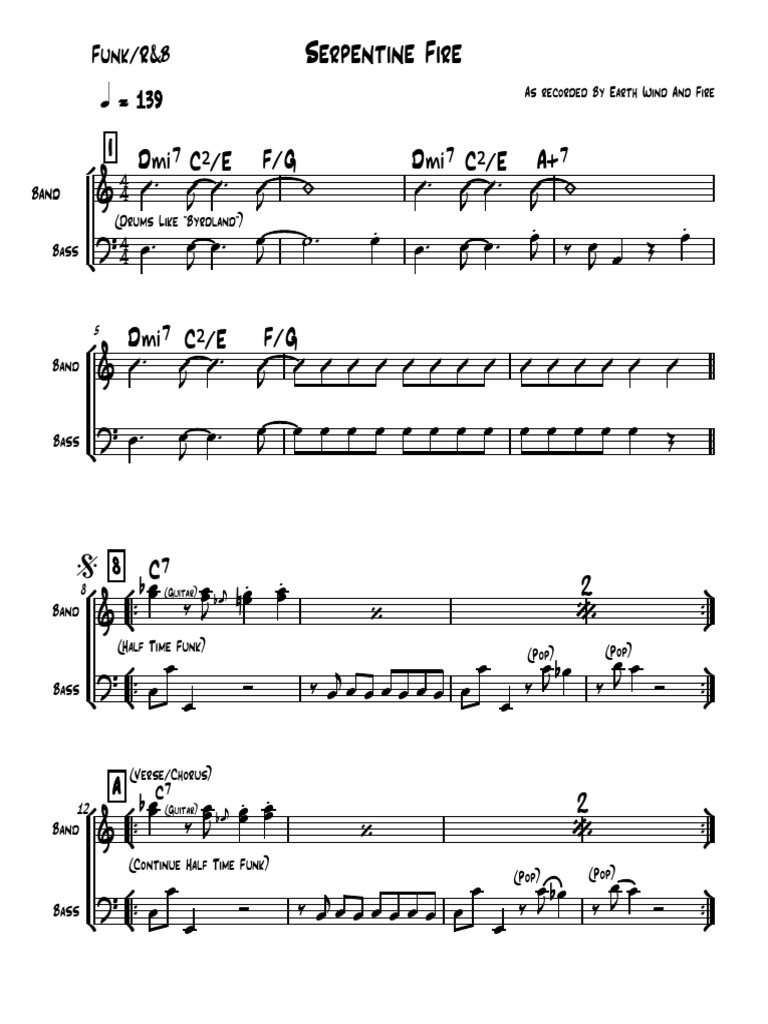 Serpentine Fire | PDF | Funk | Music