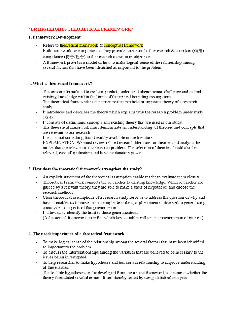 Theoretical Framework, Conceptual Framework & Hypotheses Development | PDF | Theory | Hypothesis