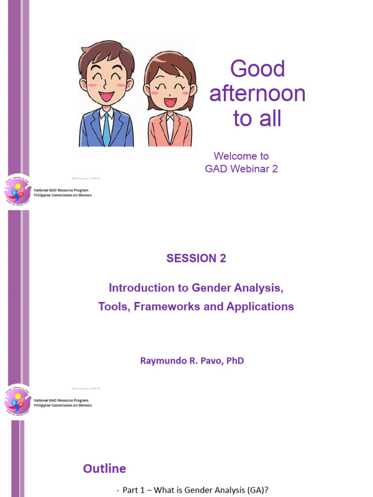 Gender Analysis Tools and Frameworks | PDF | Gender | Gender Studies