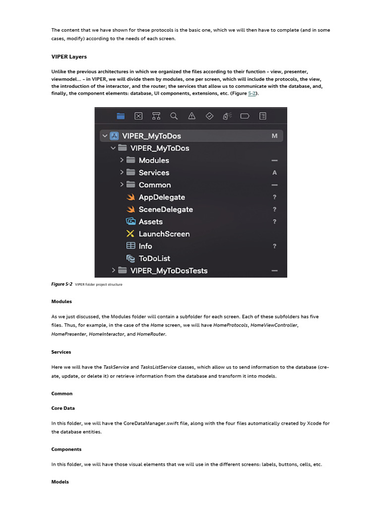 View Interactor Presenter Entity Router | PDF | Method (Computer Programming) | Computer File