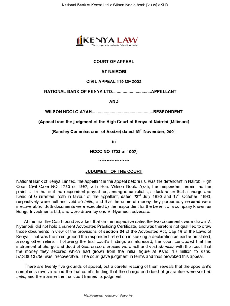 9.1. Civil - Appeal - 119 - of - 2002 | PDF | Advocate | Guarantee