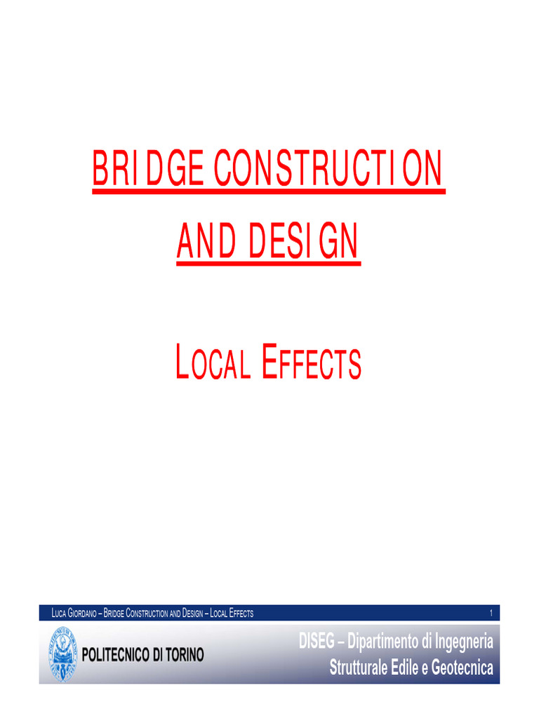 04_Local effects | PDF | Bending | Fatigue (Material)