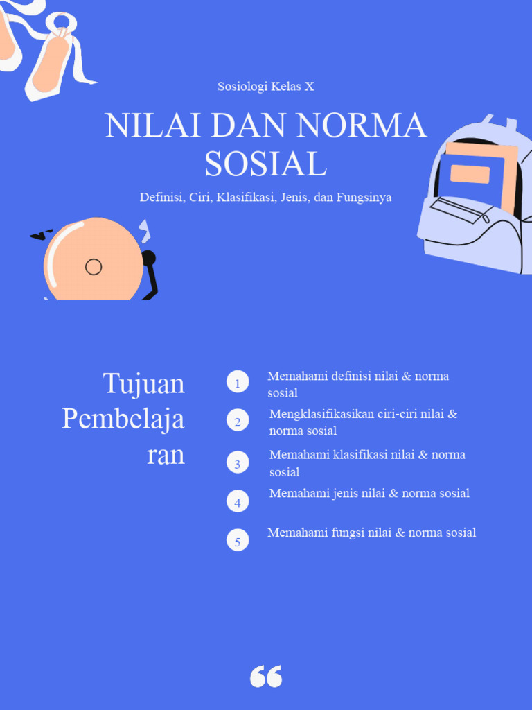 Nilai Norma Sosial - Definisi, Ciri, Klasifikasi, Jenis, dan Fungsinya ...