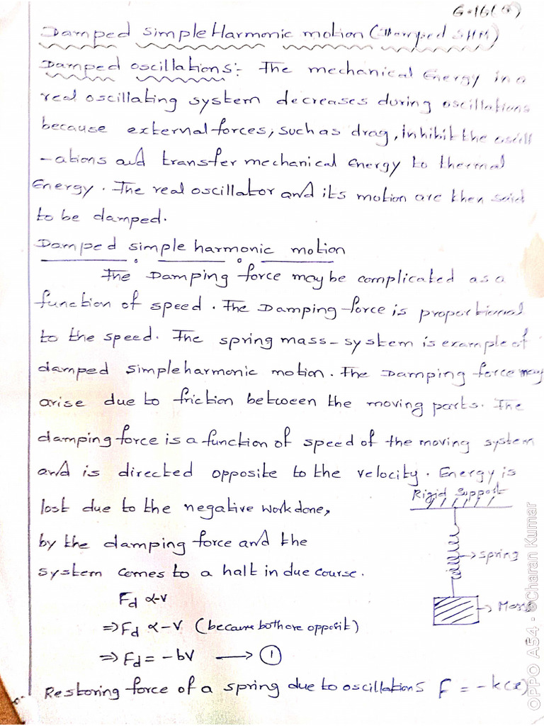 Physics Unit-1 Part 2 Material | PDF