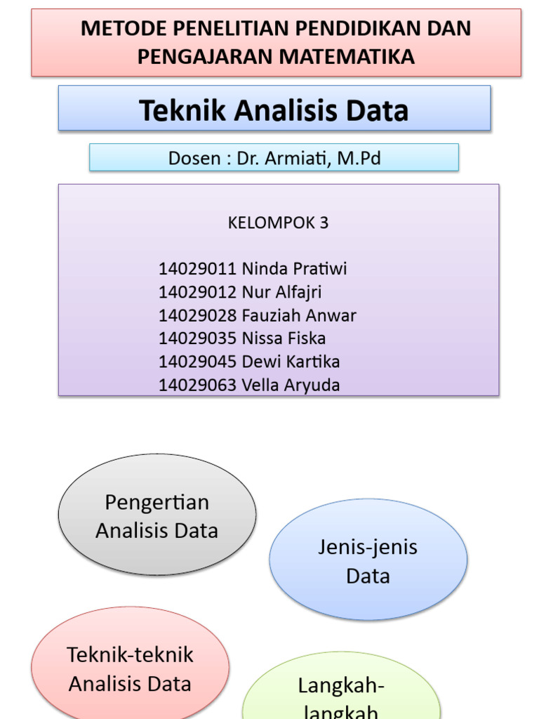 Presentasi 6 - Teknik Analisis Data | PDF