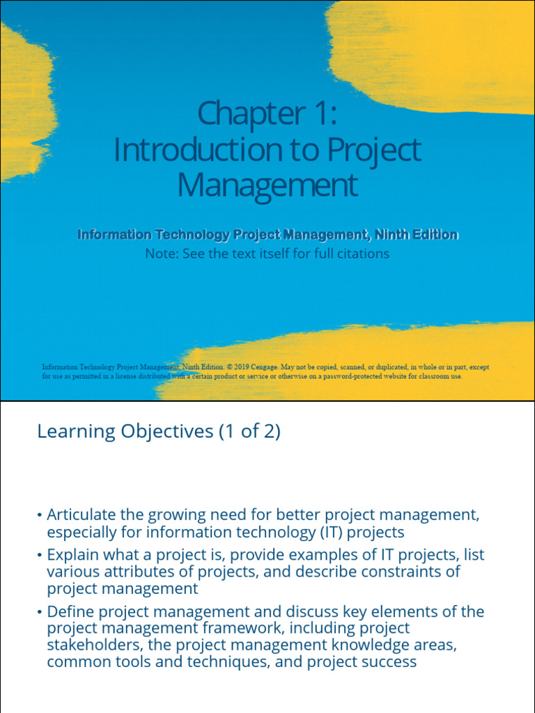 PPT - Ch01-Introduction To Project Management | PDF | Project Management | License