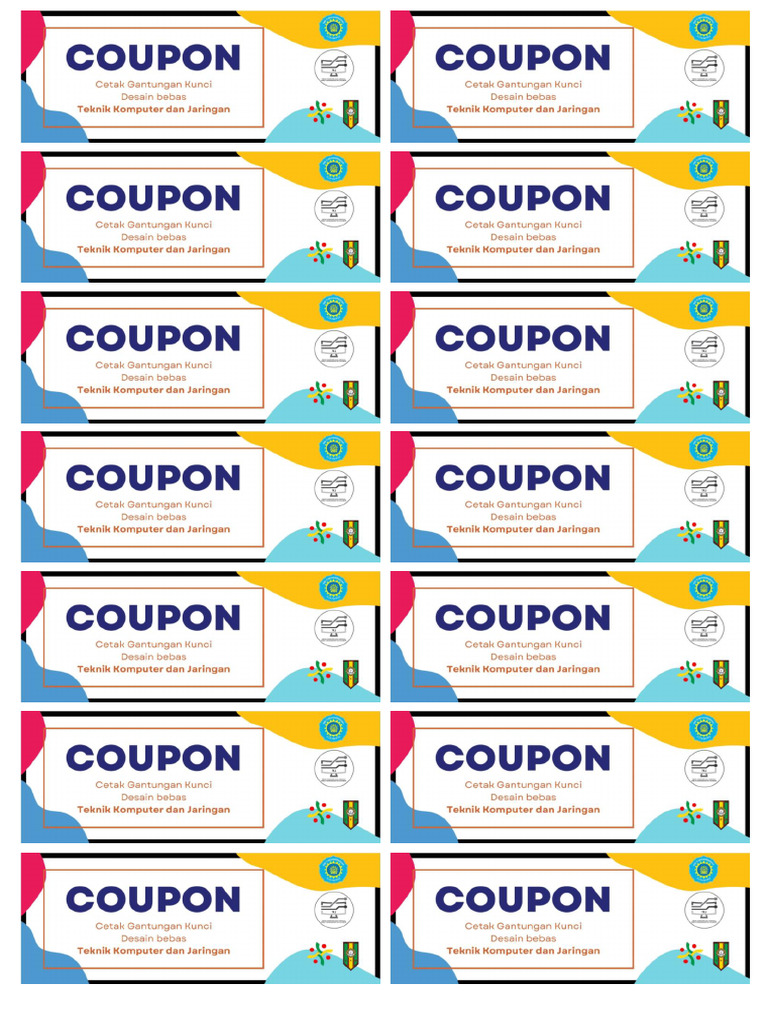 Cetak Kupon - (+ | PDF