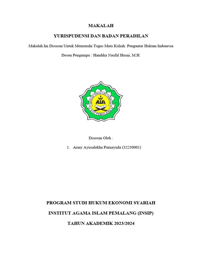Makalah PHI-Army | PDF