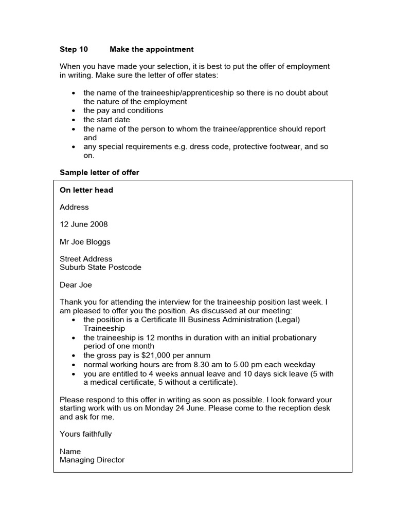 Step 10 Apprentice | PDF | Apprenticeship