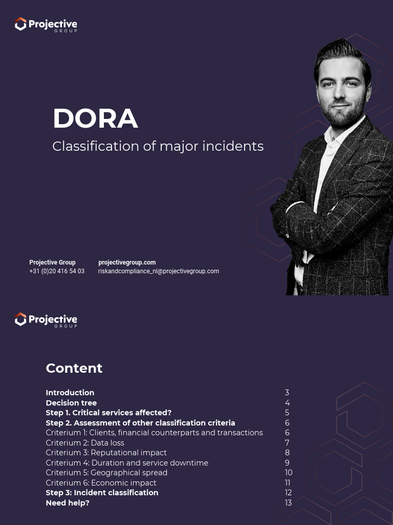 DORA- Classification of major incidents final | PDF | Computing ...