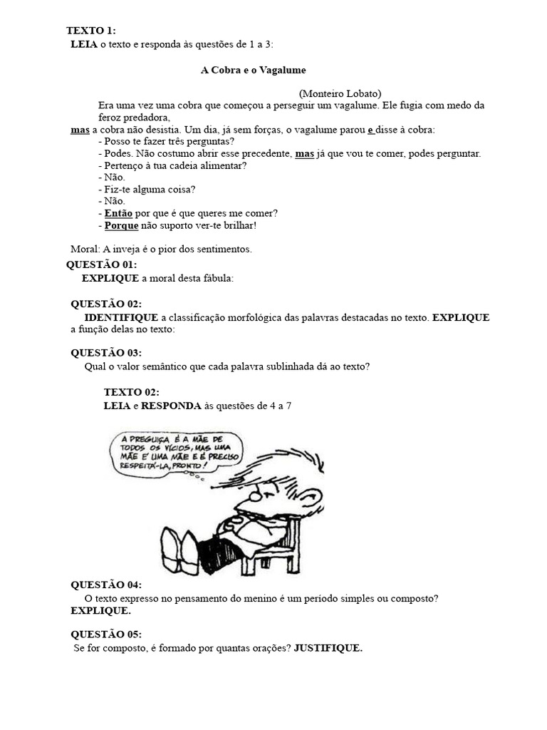Exercícios Revisão Coordenadas Pdf