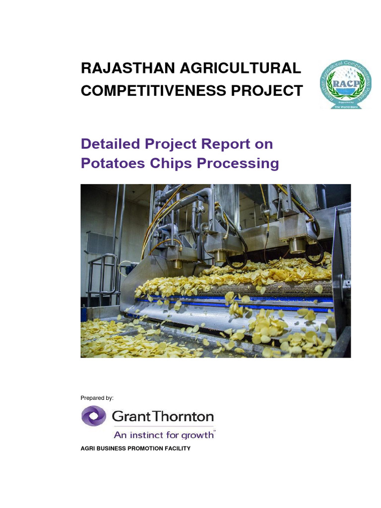 Racp Abpf Tech DPR Potato Chips | PDF | French Fries | Potato