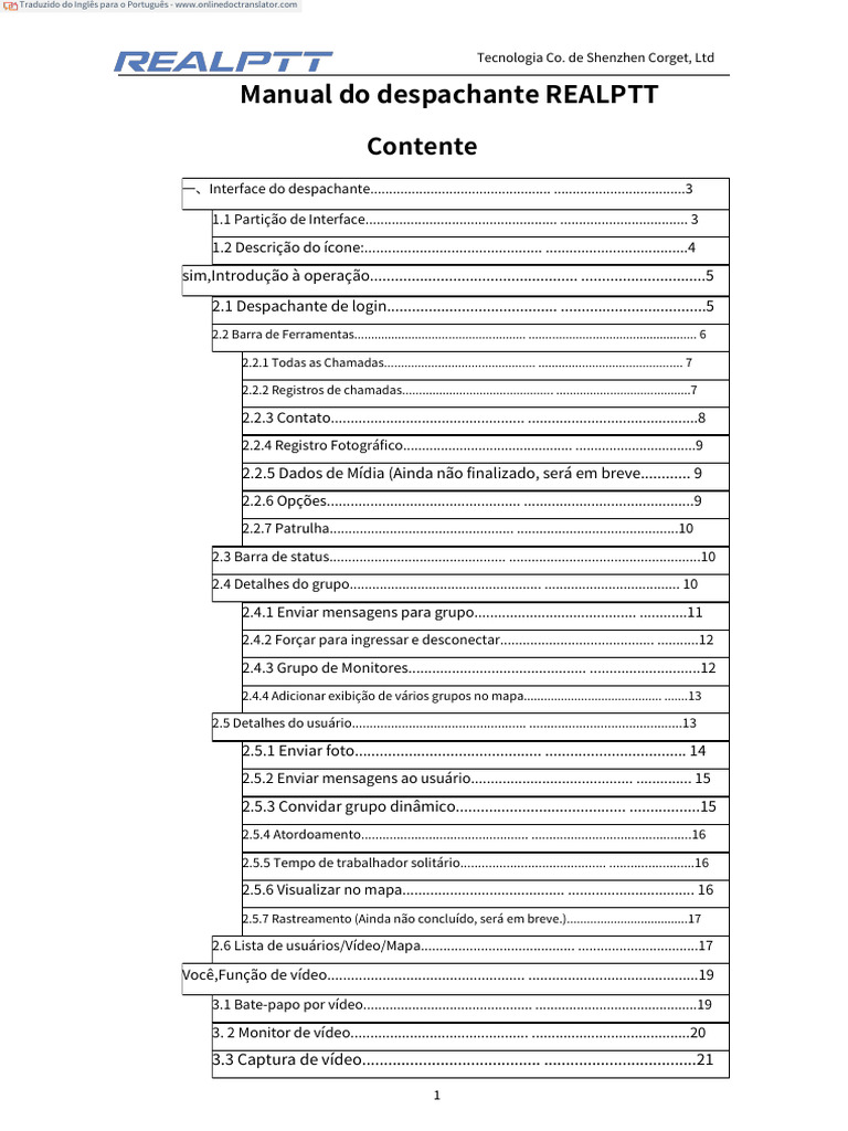 Video Dispatcher Manual - En.pt | PDF | Sistema de Posicionamento Global (GPS) | Rede de ...